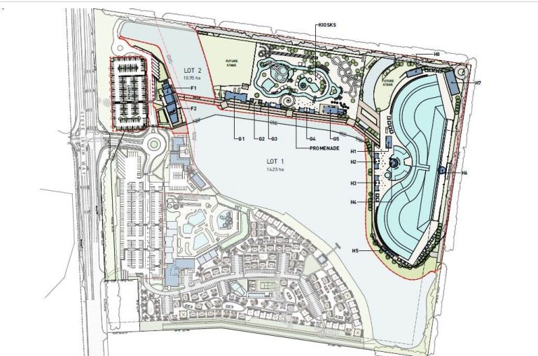 First look at thrilling $130m attraction's mega water park