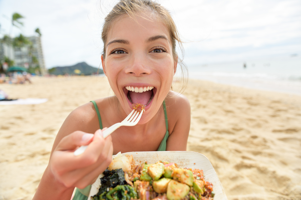 Vision for food vendors on the beach at Mooloolaba